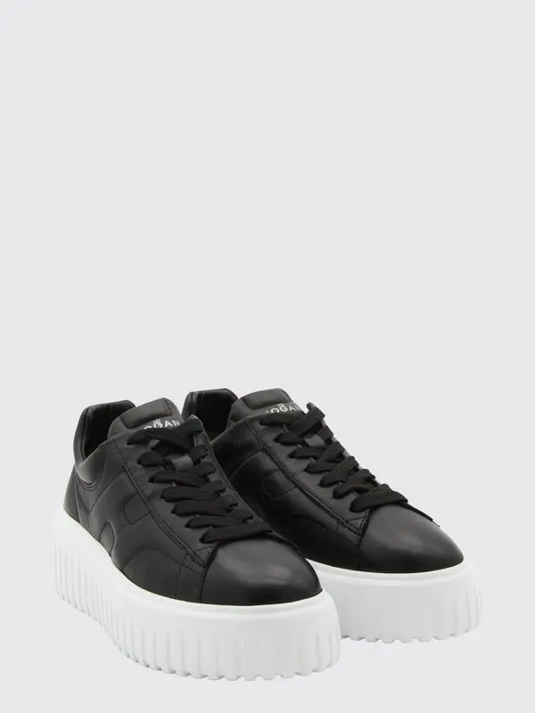 Hogan H-stripes Platform Trainers - Black