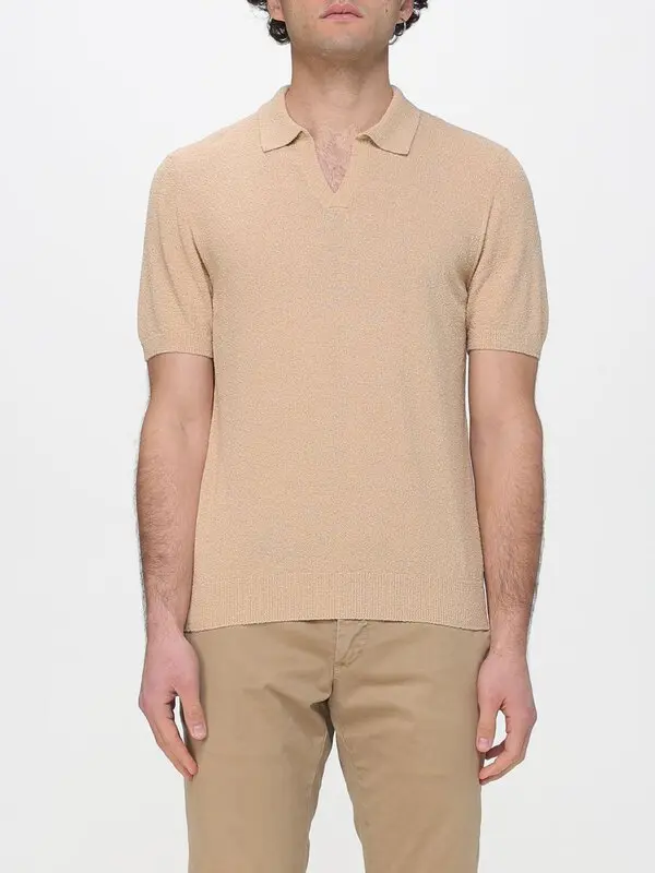 DRUMOHR Cotton Blend Knit Polo