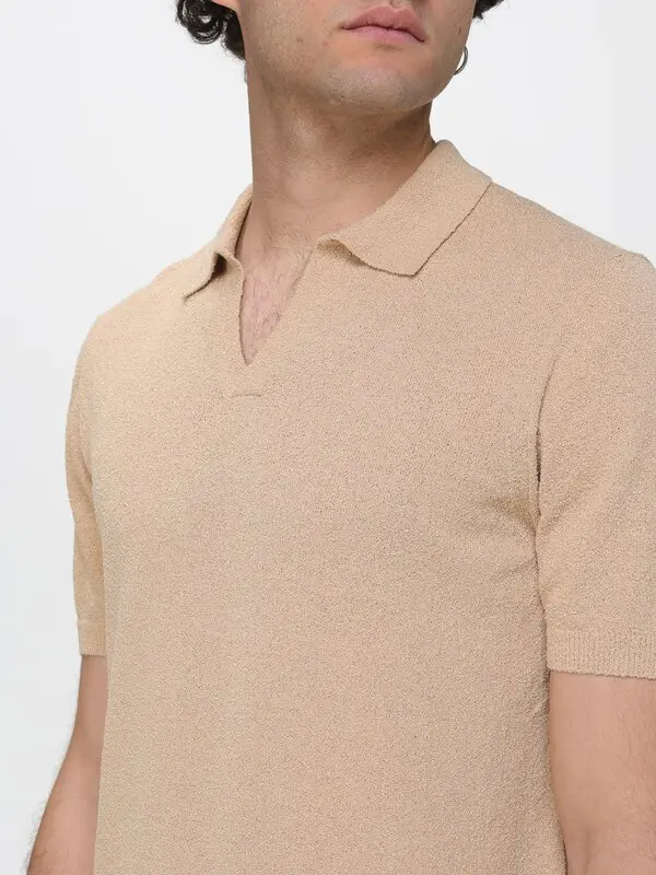 DRUMOHR Cotton Blend Knit Polo