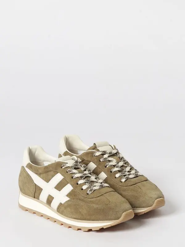Hogan 86er" Suede Lace-up Sneakers - Green