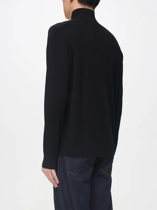 Burberry Quarter Zip Sweater - Black