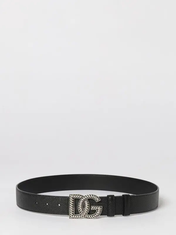 Dolce & Gabbana Dg Logo Belt - Black