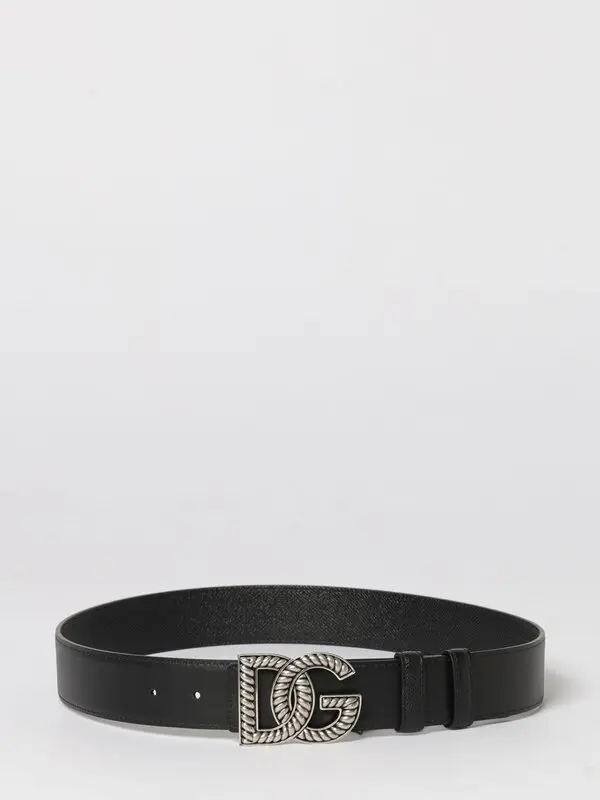 Dolce & Gabbana Dg Logo Belt - Black