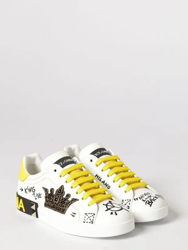 Dolce & Gabbana Low Top Sneakers - White