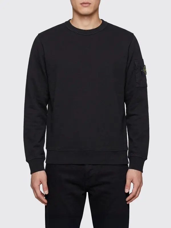 Stone Island Crewneck Sweatshirt - Black