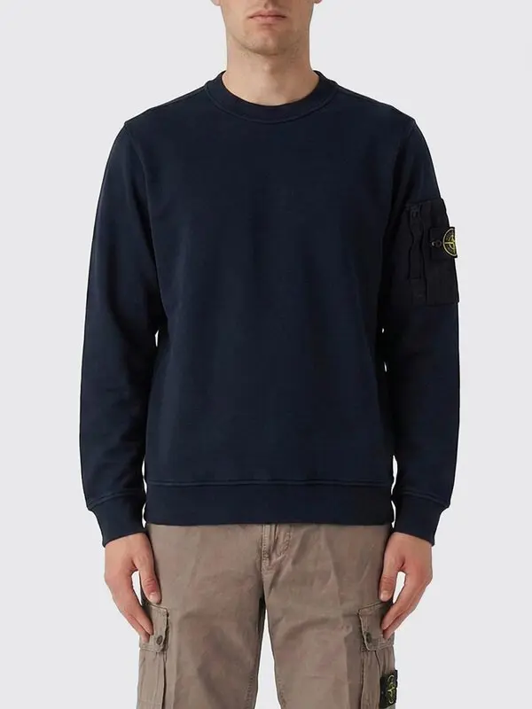 Stone Island Crewneck Sweatshirt - Blue