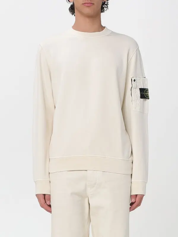 Stone Island Crewneck Sweatshirt - Ivory