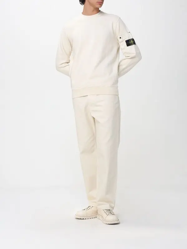 Stone Island Crewneck Sweatshirt - Ivory