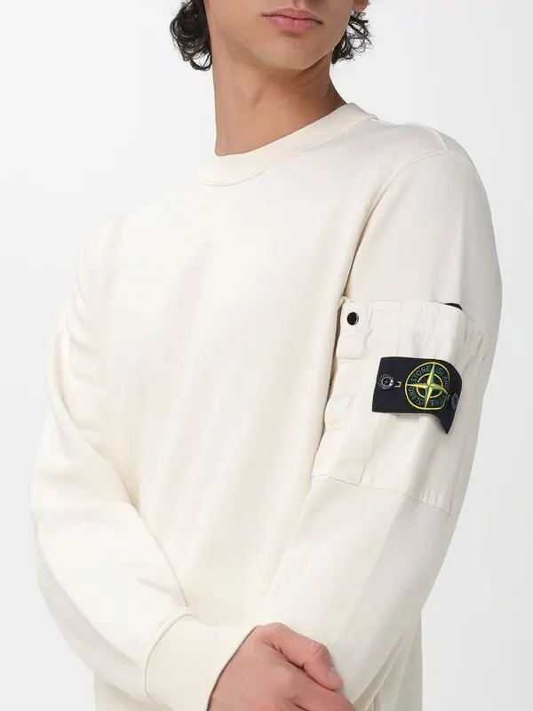 Stone Island Crewneck Sweatshirt - Ivory