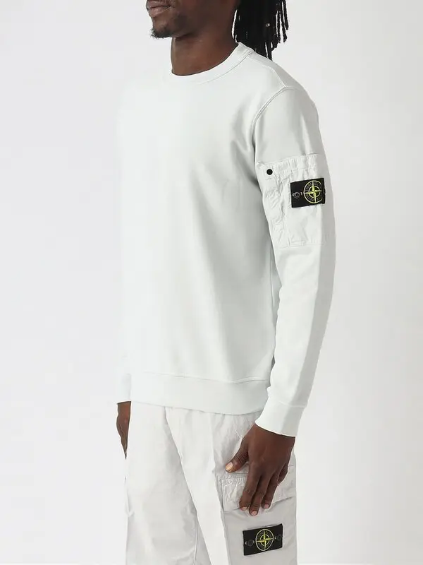 Stone Island Crewneck Sweatshirt - Sky