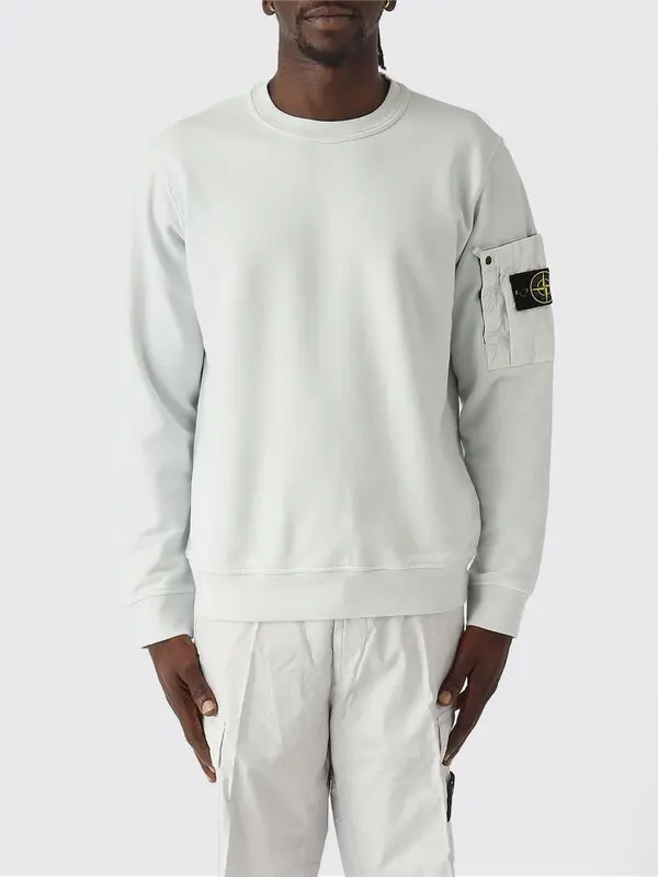 Stone Island Crewneck Sweatshirt - Sky