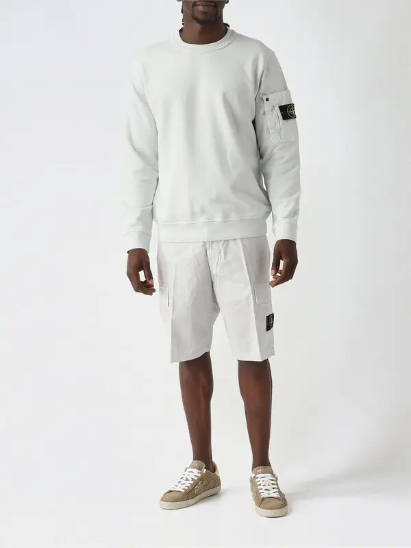 Stone Island Crewneck Sweatshirt - Sky