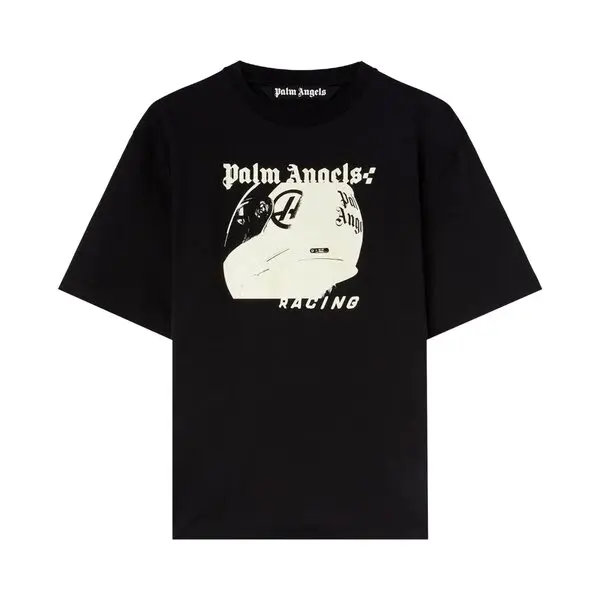 Palm Angels Pa Helmet Slim Tee - Black
