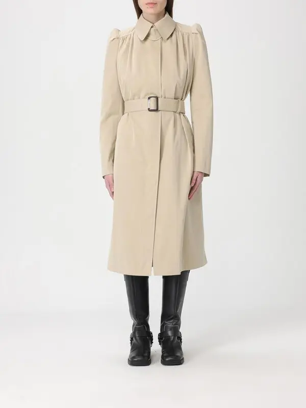 Alexander McQueen Cotton Trench Coat - Beige