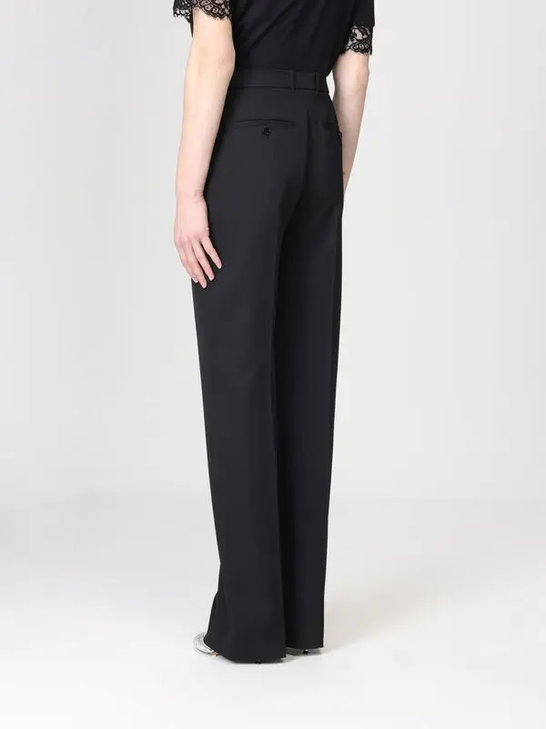 Alexander McQueen Classic Cotton Trousers - Black