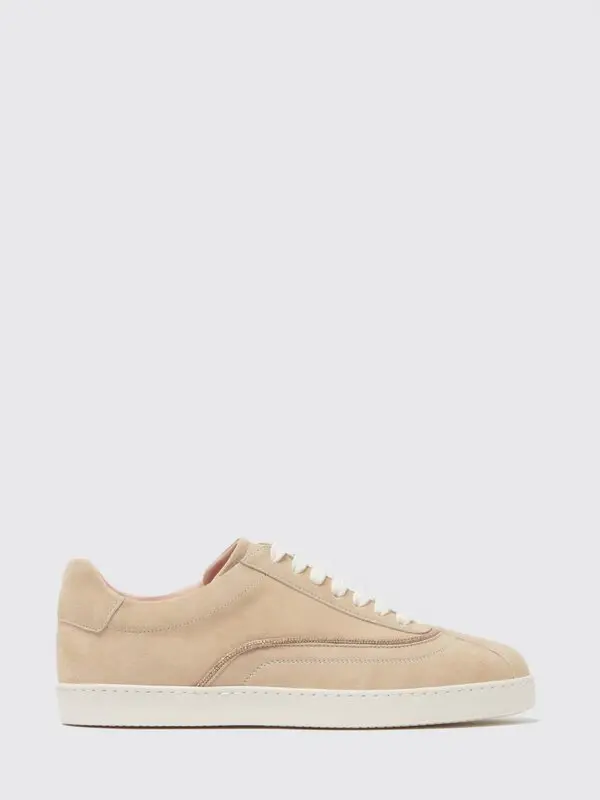 Fabiana Filippi Lace-up Suede Sneakers - Beige