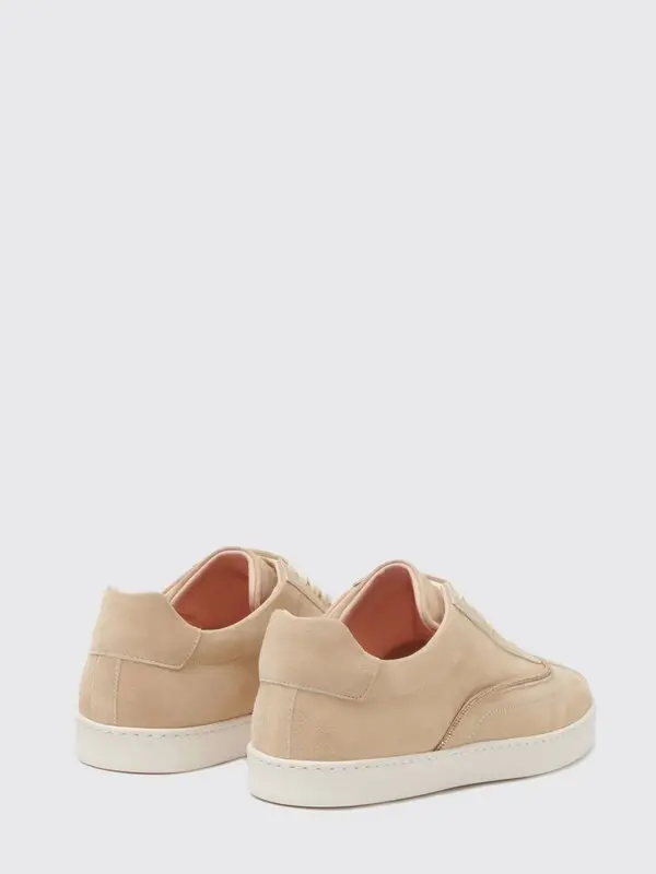 Fabiana Filippi Lace-up Suede Sneakers - Beige