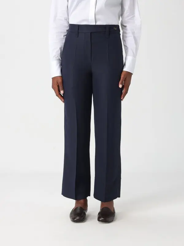 Brunello Cucinelli Cropped Stretch Cotton Trousers - Ocean