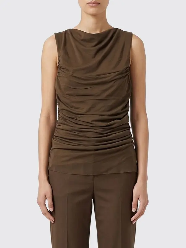 Soeur Sleeveless Draped Top