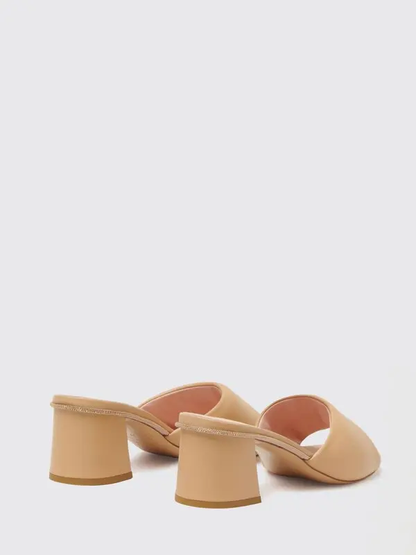 Fabiana Filippi Leather Mules - Beige