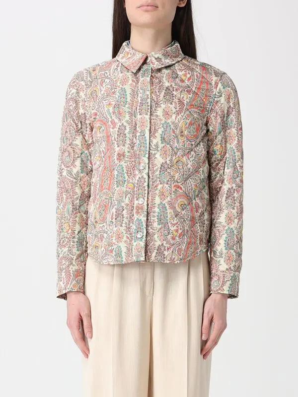 Etro Paisley Quilted Jacket - Green