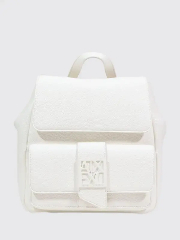Armani Exchange Backpack - White