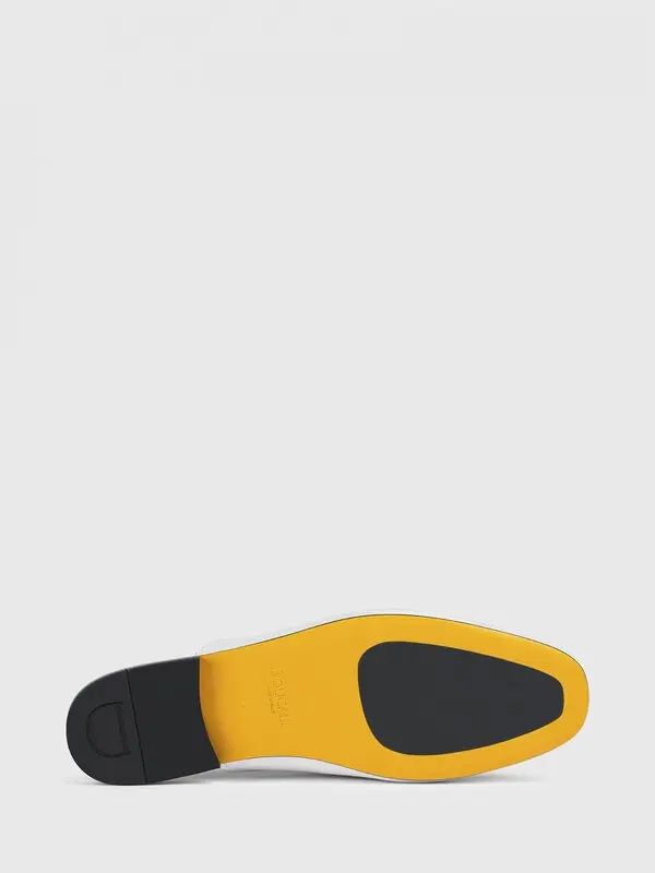 DOUCAL'S Leather Mules With Horsebit Detail - White