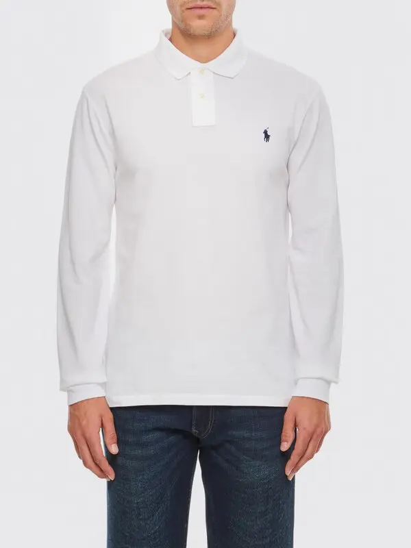 Polo Ralph Lauren Cotton Polo Shirt With Mini Logo - White