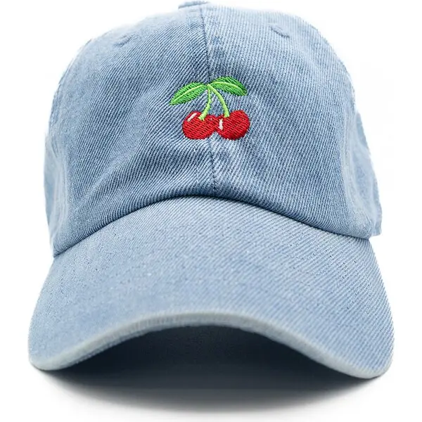 REY TO Z Embroidered Baseball Cap - Denim