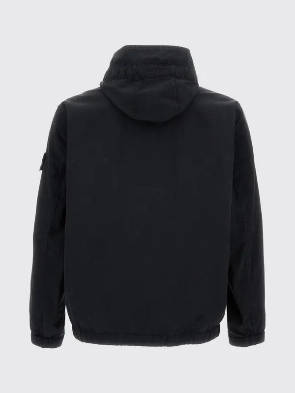 Stone Island Hooded Jacket - Black