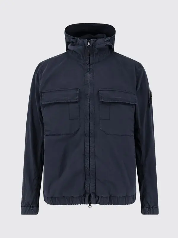 Stone Island Hooded Jacket - Navy
