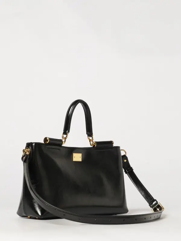 Dolce & Gabbana Vittoria Calfskin Leather Handbag