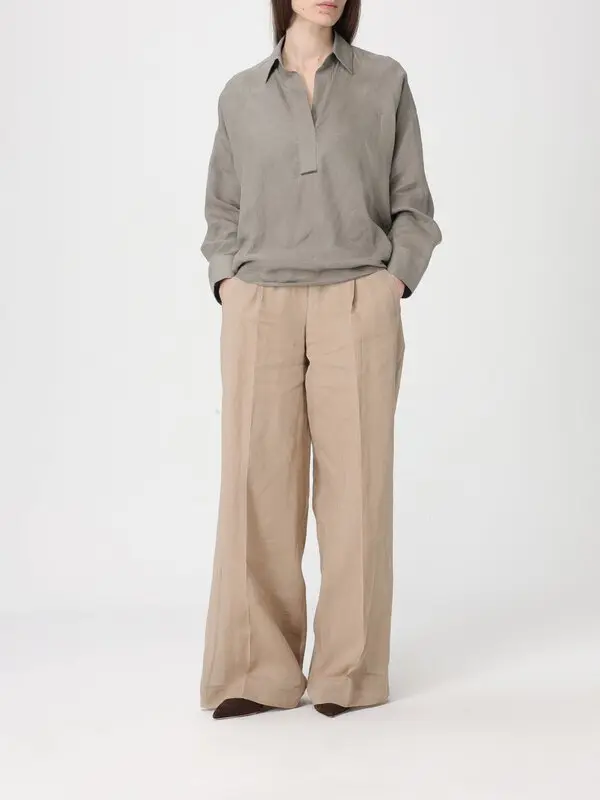 Brunello Cucinelli Wide Leg Trousers