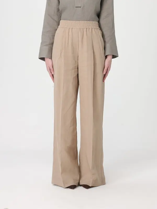Brunello Cucinelli Wide Leg Pants - Beige