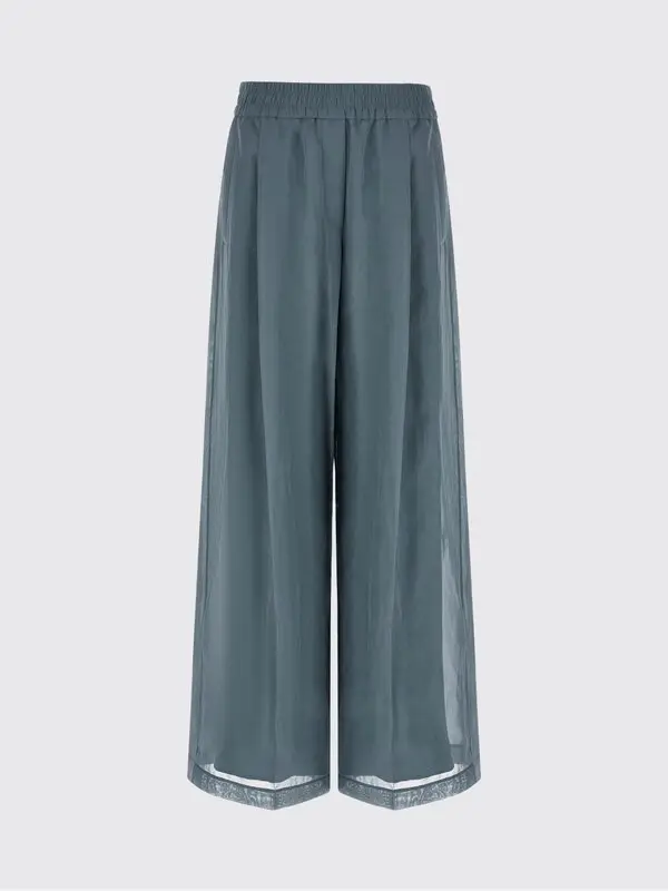 Brunello Cucinelli Wide Leg Pants - Blue