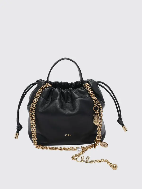 Chloé Drawstring Mini Bag - Black
