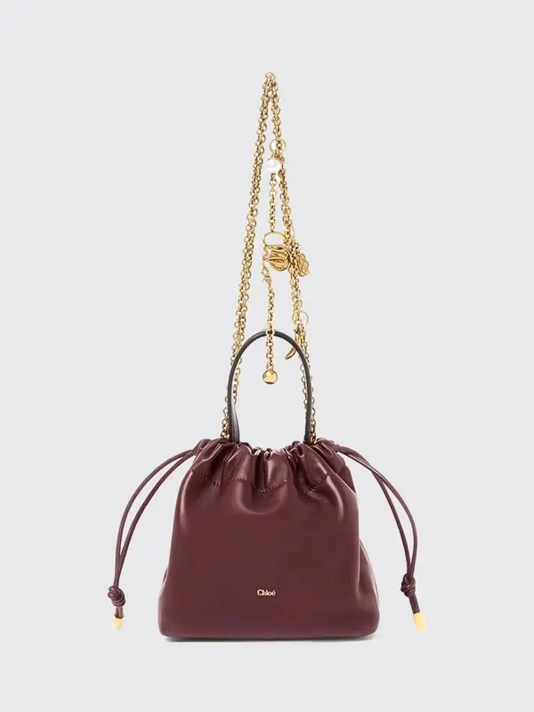 Chloé Drawstring Mini Bag - Red