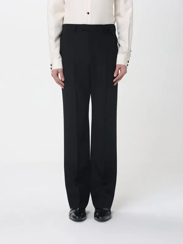 Valentino Garavani Tailored Wide-leg Trousers - Black