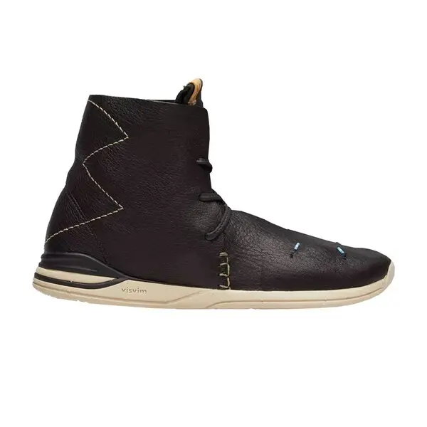 Visvim Huron Moc Hi-folk Boots - Black