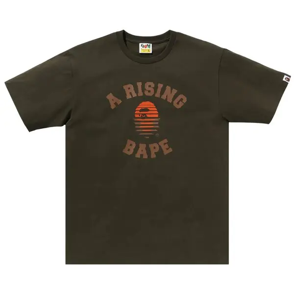 A BATHING APE A Rising Tee - Green