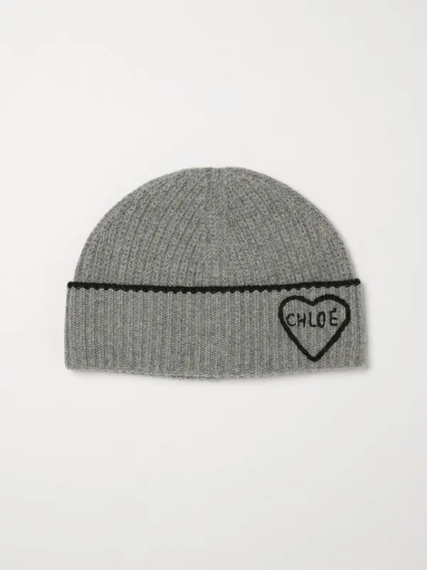 Chloé Beanie Hat - Grey