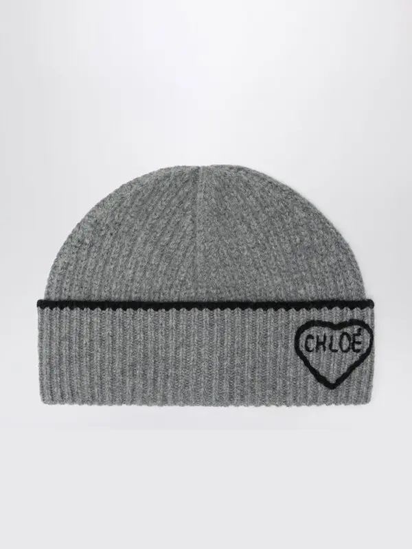 Chloé Beanie Hat - Grey