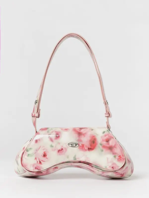 DIESEL® Floral Print Crossbody Bag - White