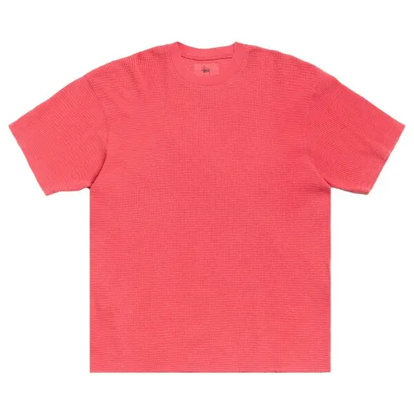 StÜssy Pigment Dyed Thermal T-shirt - Red