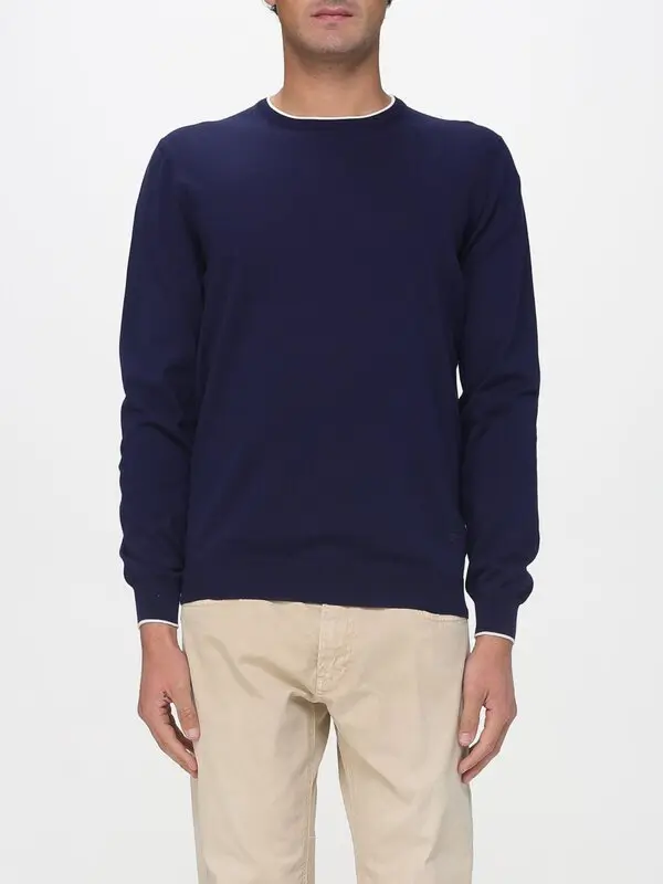 FAY Crew Neck Sweater - Blue