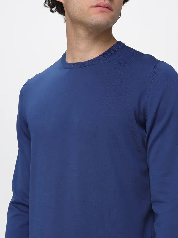 FAY Crew Neck Sweater - Denim