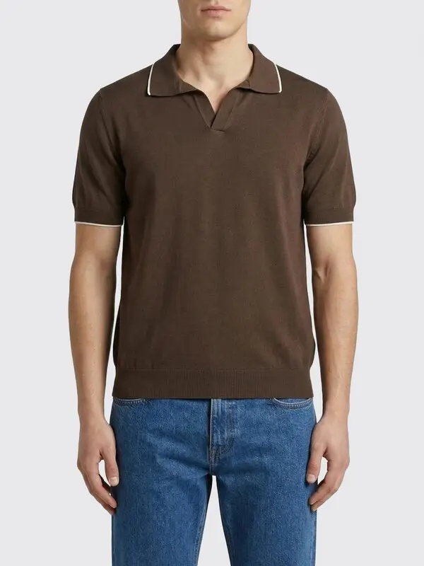 FAY Polo Shirt - Brown