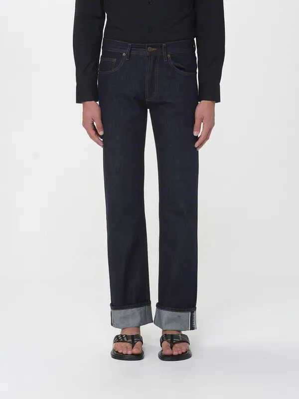 Burberry Straight Leg Dark Wash Jeans