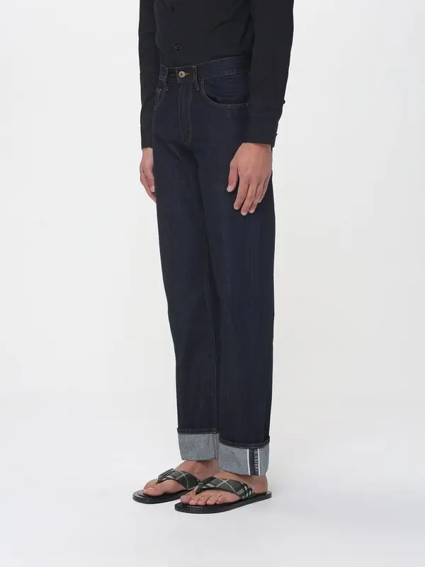 Burberry Straight Leg Dark Wash Jeans