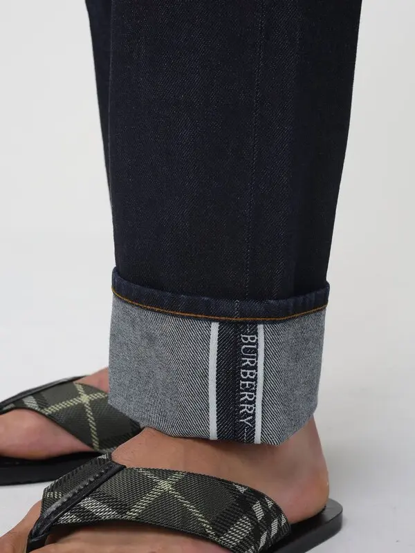 Burberry Straight Leg Dark Wash Jeans